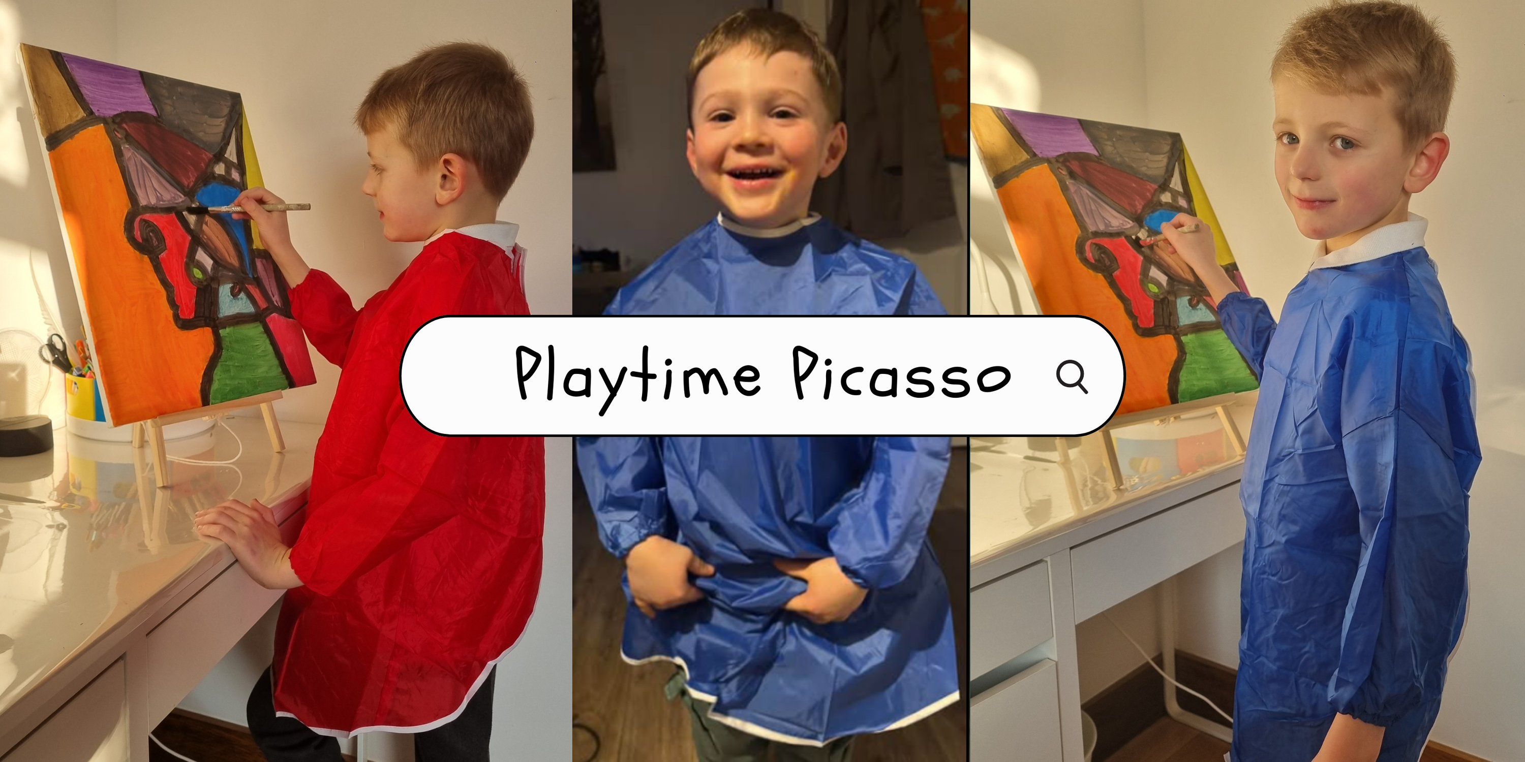 Children's Painting Smock Aprons for Nurseries & Schools – Mirabella ...